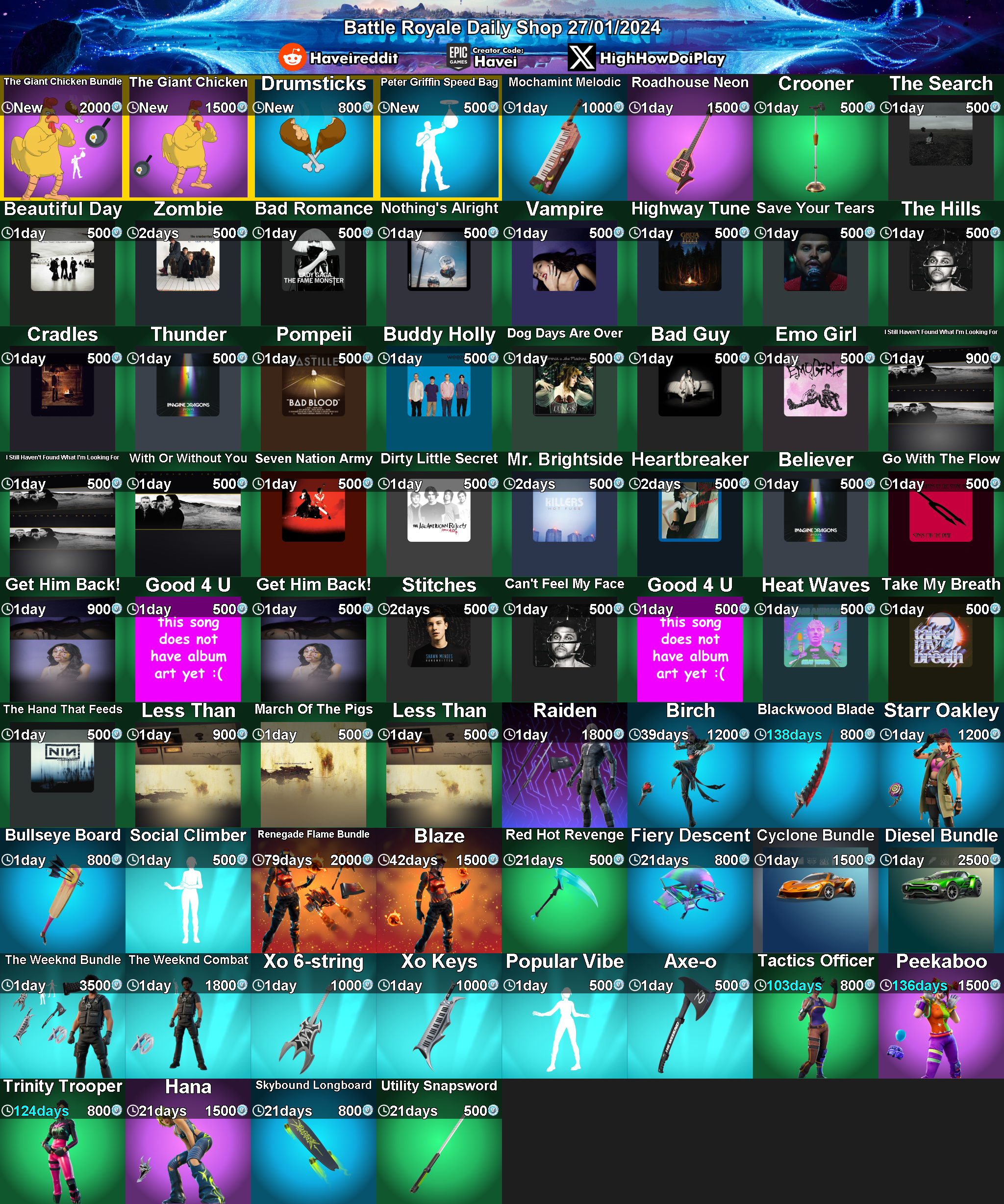 3398 best Daily Shop images on Pholder | Fort Nite BR, Fortnite Switch ...