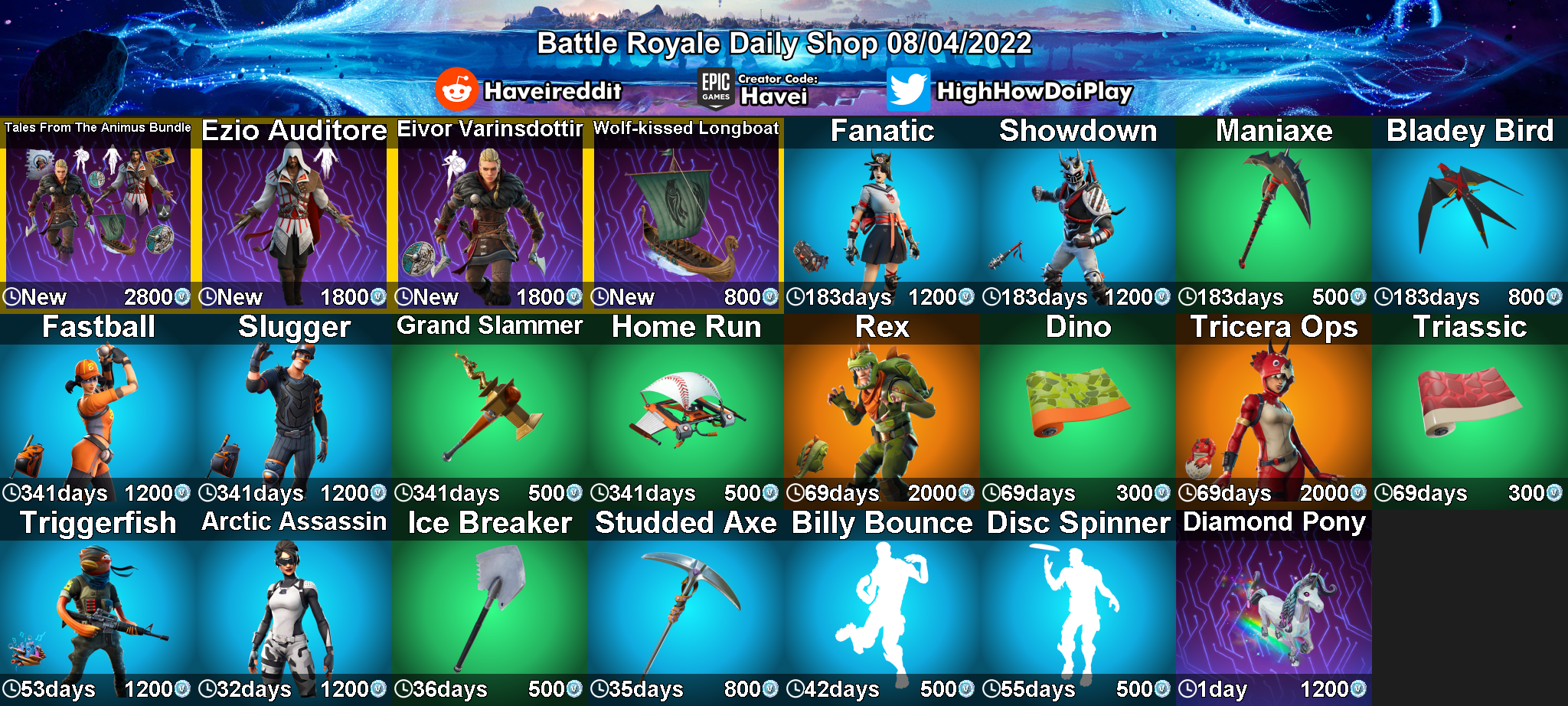 3666 best Daily Shop images on Pholder | Fort Nite BR, Riders Republic ...