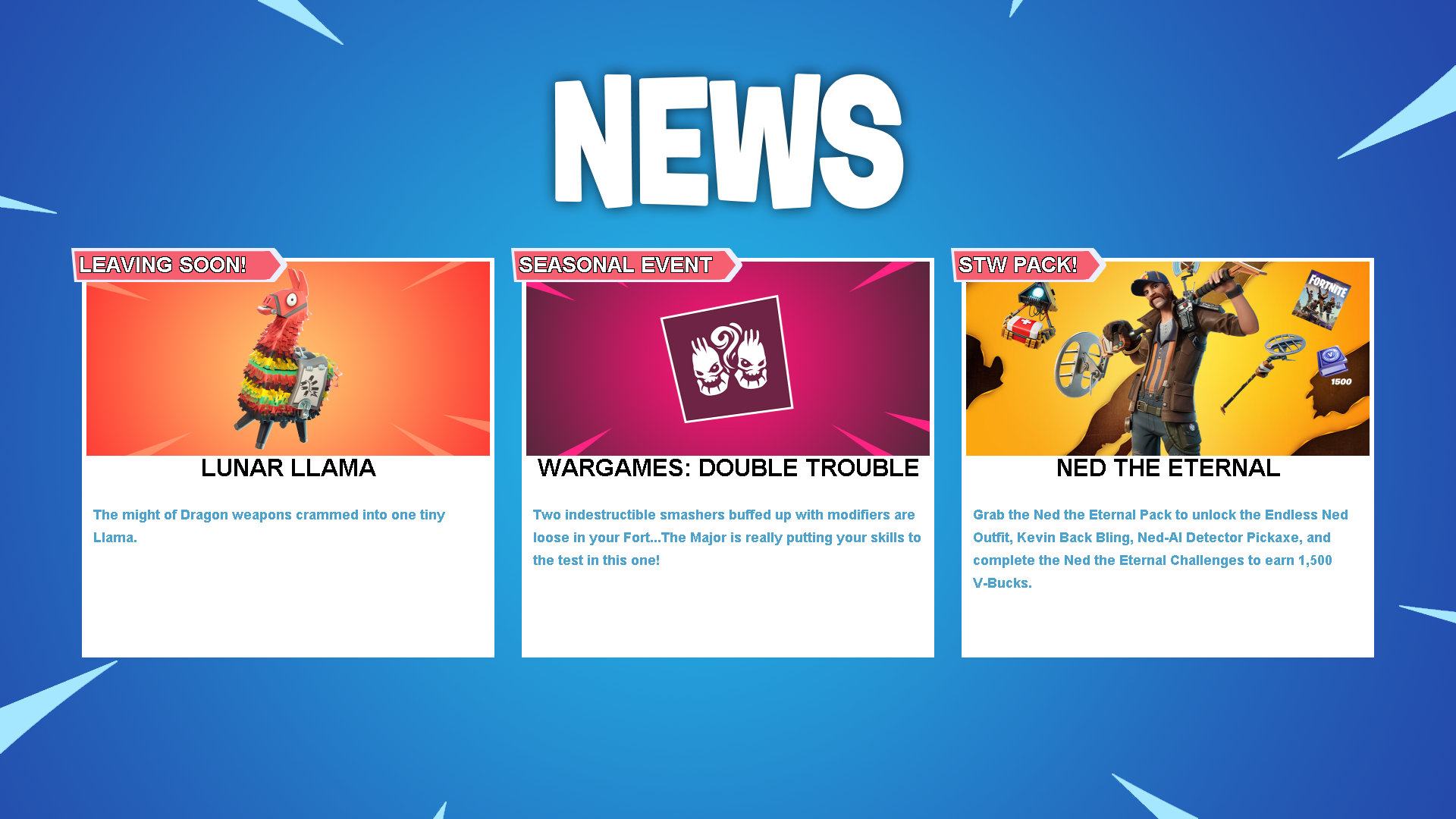 In-Game News (2023-3-22) : r/FORTnITE